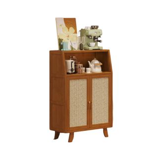Generic Freistehendes Sideboard, h&ouml;lzerne Kaffeebartheke, ger&auml;umiger K&uuml;chenschrank mit Arbeitsfl&auml;che, geeignet for Wohnzimmer und Eingangsbereich(Color2,66x32