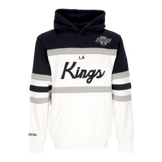 Mitchell & Ness NHL Head Coach Hoodie Los Angeles Kings - - Sweatshirts & Hoodies - Herren - Wei&szlig; - L
