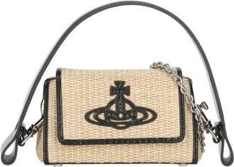 Vivienne Westwood Femme, Sacs, Beige, Taille: ONE Size Rafia Hand Bag