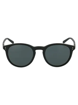Polo Ralph Lauren 0PH4110 Matte Black Acetate Sunglasses - Black