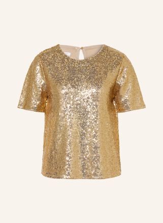 Hobb's Blusenshirt Lilibet Mit Pailletten gold