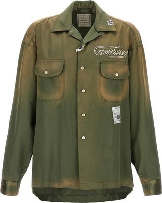 Miharayasuhiro Mihara Yasuhiro, Homme, Chemises, Vert, Taille: M J15Sh183 Chemise