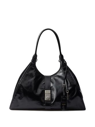 Prada grand sac à main en cuir - Noir