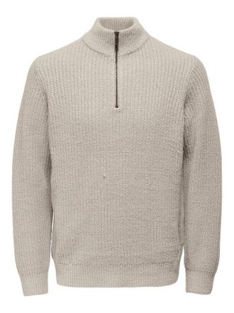 Only & Sons Troyer ONSROLF REG HALF ZIP NECK KNIT - OTL