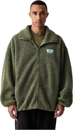 American Vintage Homme, Sweatshirts et sweats &agrave; capuche, Vert, Taille: S Zip-throughs