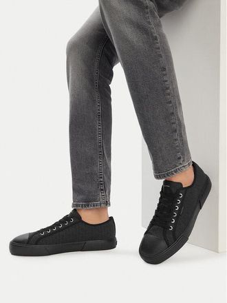 Calvin Klein Sneakers aus Stoff Vulc Laceup Cv Aop HM0HM02122 Schwarz