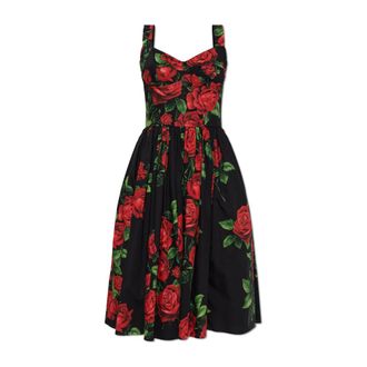 Dolce & Gabbana Damen, Kleider, Schwarzk, LGr&ouml;&szlig;e