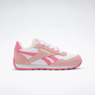 Reebok M&auml;dchen Glide Low Sneaker, Ftwrwhite Subtlepink Passionpink, 27 EU