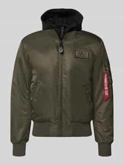 Alpha Industries Bomberjacke mit Rei&szlig;verschlusstasche am &Auml;rmel