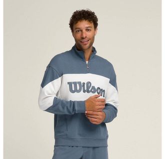 Wilson Sweatshirt M Parkside Half-Zip Slate Blue