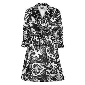 Philipp Plein Femme, Manteaux, Noir, Taille: 42 FR Trench Coat Circus