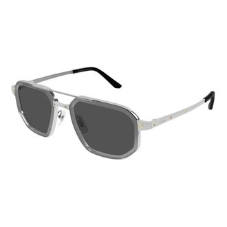 Cartier Ct0462S 006 Sonnenbrille - - Accessories - Herren - Grau - 60 MM