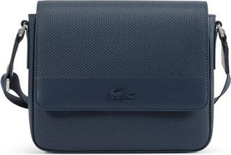 Lacoste Sac &agrave; bandouli&egrave;re en cuir textur&eacute;