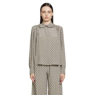 Gucci Printed Silk Shirt