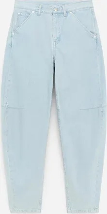 Arket PINE Relaxed Barrel Jeans -Blau