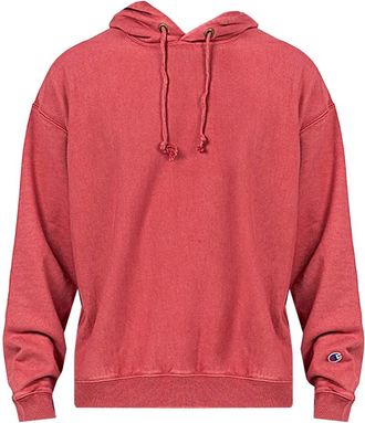 Champion Acid Wash Minimal - Homme - Sweatshirts et sweats &agrave; capuche - Rouge - Taille: M
