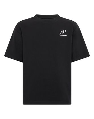 Plein Sport Pique Round Neck T-Shirt Icon