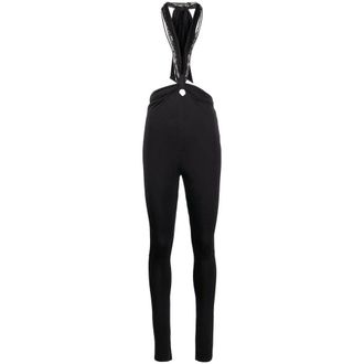 The Attico Ruby Neckholder Skinny Hose - - Trousers - Damen - Schwarzk - XS