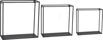 Aubry Gaspard Aubry Gaspard - Etagères murales en métal (Lot de 3)