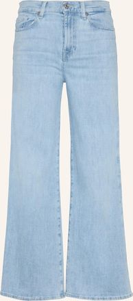 7 For All Mankind Wide Leg Jeans Lotta Ankle blau