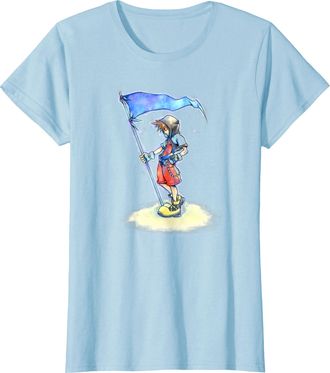 Disney Kingdom Hearts Sora Flag Sketch T-Shirt