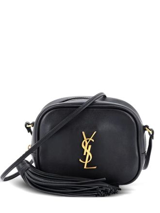 Saint Laurent sac &agrave; bandouli&egrave;re Classic Blogger monogramm&eacute; en cuir petit format - Noir