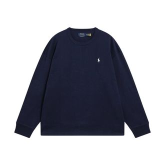Polo Ralph Lauren SweaT-shirt en molleton avec logo - Homme - Sweatshirts et sweats &agrave; capuche - Bleu - Taille: S