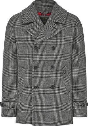 Merc of London Herren FAIRFORD Erbsenmantel, Check