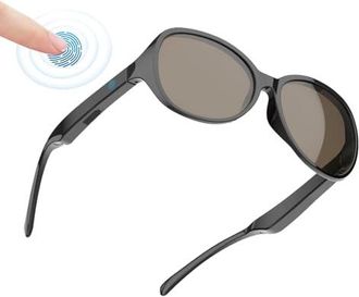 Generic Lunettes intelligentes 2024, verres polaris&eacute;s, lunettes de soleil intelligentes pour homme et femme, contr&ocirc;le vocal avec microphone et haut-parleur ta