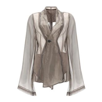 Rick Owens Stag Jacket - - Jackets - Damen - Grau - M