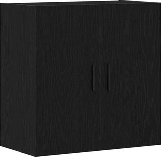 vidaXL Wandschrank Schwarze Eiche 60 x 31 x 60 cm Holzwerkstoff Vidaxl