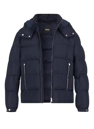HUGO BOSS Herren Jacken blau unifarben