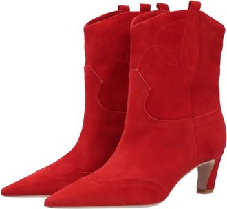 Thea Mika Stiefeletten - Cowboy Boots - Gr. 37 (EU) - in Rot - f&uuml;r Damen