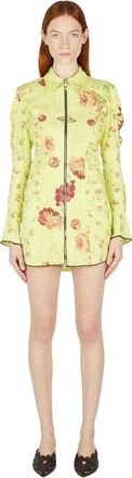 Rave Review Femme, Robes, Jaune, Taille: 42 FR Embla Flower Mini Dress