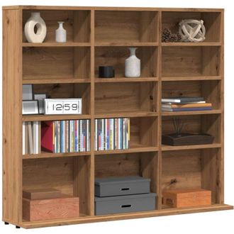 vidaXL Vidaxl - Armoire &agrave; cd ch&ecirc;ne artisanal 100x23x89,5 cm bois ding&eacute;nierie