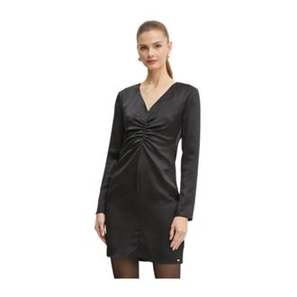 A|X Armani Exchange Robe Courte &Eacute;vas&eacute;e - Femme - Robes - Noir - Taille: 42 FR