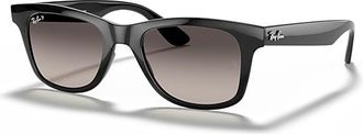 Ray-Ban Rb4640 Sonnenbrillen Schwarz Fassung Grau Glas Polarisiert 50-20