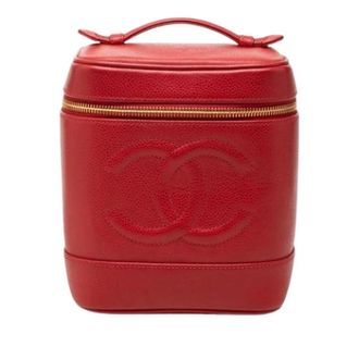 Chanel Pre-owned Vanity Bag - Femme - Pre-owned - Rouge - Taille: ONE Size