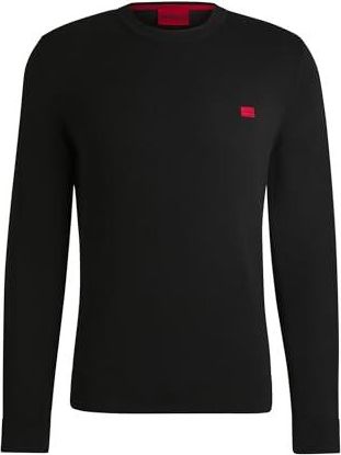 HUGO BOSS San Cassius-C1 Sweater, Noir 1, S Homme