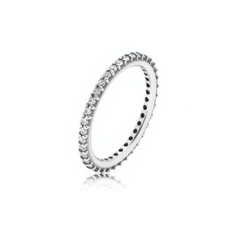 Pandora D&uuml;nner Ewigkeitsring - - Accessories - Damen - Grau - 48 MM