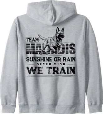 Creativemotions Belgisches Malinois Hundetraining Design Kapuzenjacke