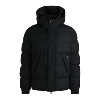 HUGO BOSS Homme, Vestes, Noir, Taille: 3XL Veste matelass&eacute;e noire &agrave; capuche - H-Corbinian3