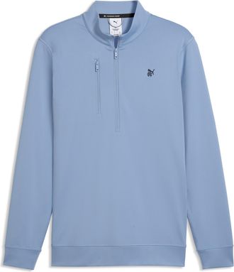 Puma x REIGNING CHAMP Golfjacke mit Rei&szlig;verschluss bis zum Hals Herren, Accessoires, Blau, XXL