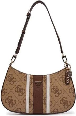 Guess Femme, Sacs, Brun, Taille: ONE Size Noelle II Top Zip Shoulder Bag