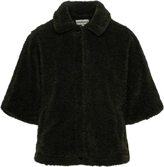 &Co Woman Chelsey Teddy Jacke - - Jackets - Damen - Gr&uuml;n - 2XL