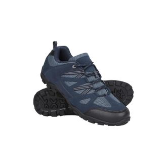 Mountain Warehouse Herren Wanderschuhe Outdoor III, Wildleder (Dunkelblau)