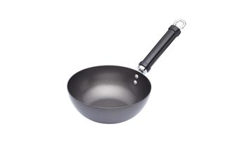 KitchenCraft World of Flavours Antihaft-Wok aus Karbon-Stahl für Induktion - 20 cm - geeignet für alle Wärmequellen - kleine Wok-Pfanne