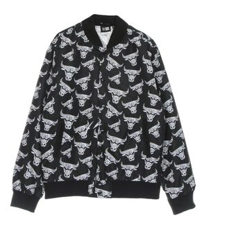 New Era Chicago Bulls All Over Print Bomber Jacket - - Jackets - Herren - Schwarzk - XS