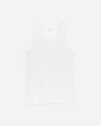 Arket Geripptes Tanktop -Wei&szlig;