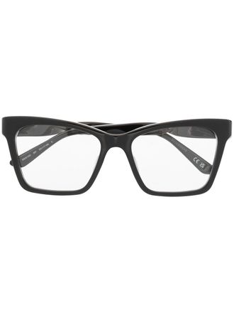 Balenciaga lunettes de vue &agrave; logo imprim&eacute; - Noir